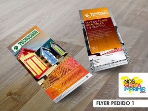 5.000 Flyer Tecnocasa 135 grms Tamaño DL – nosgustaimprimir.com